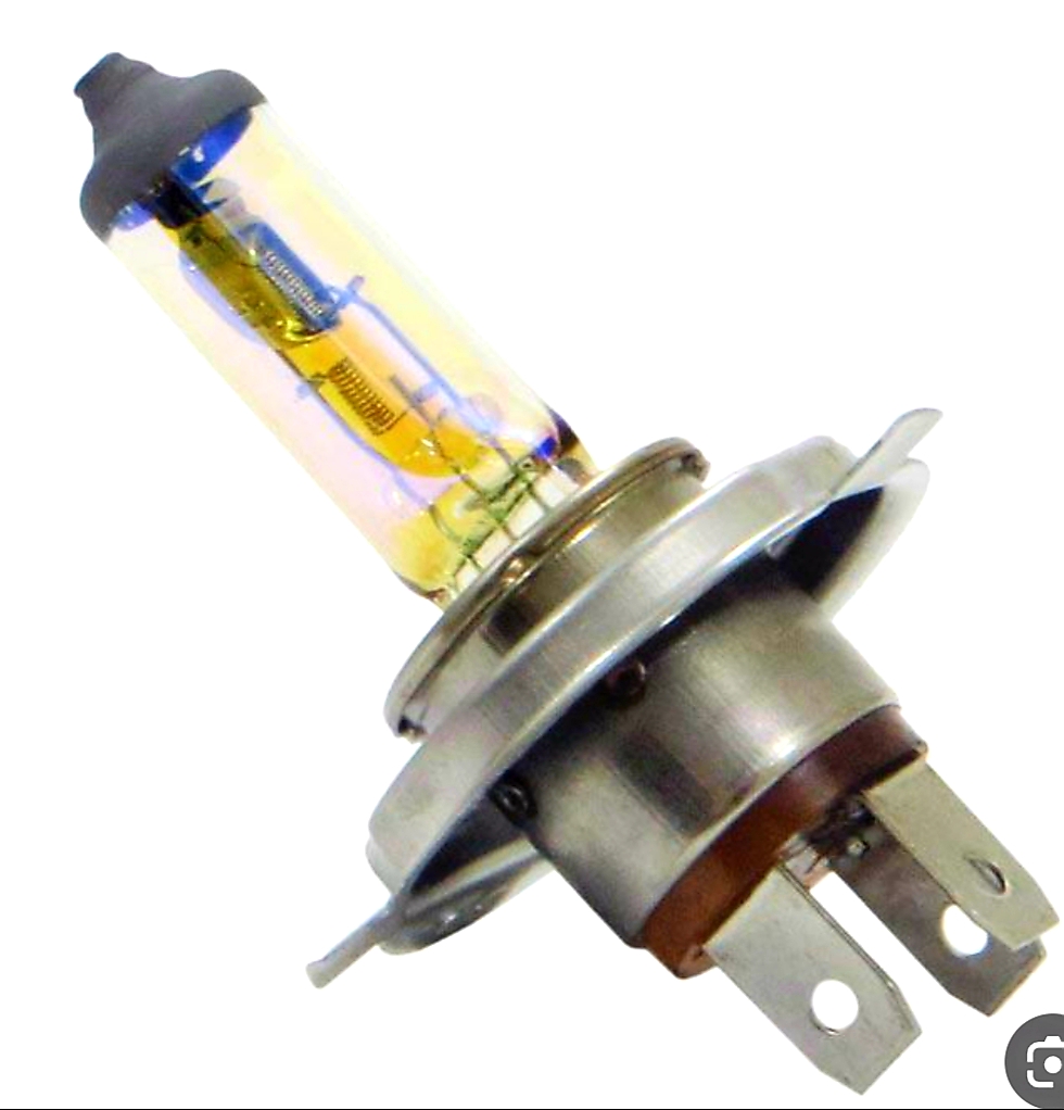 لامپ سه خار هفت رنگ ( رنگین کمانی) H4 برند Lee Tech بسته دو عددی | نور خودرو